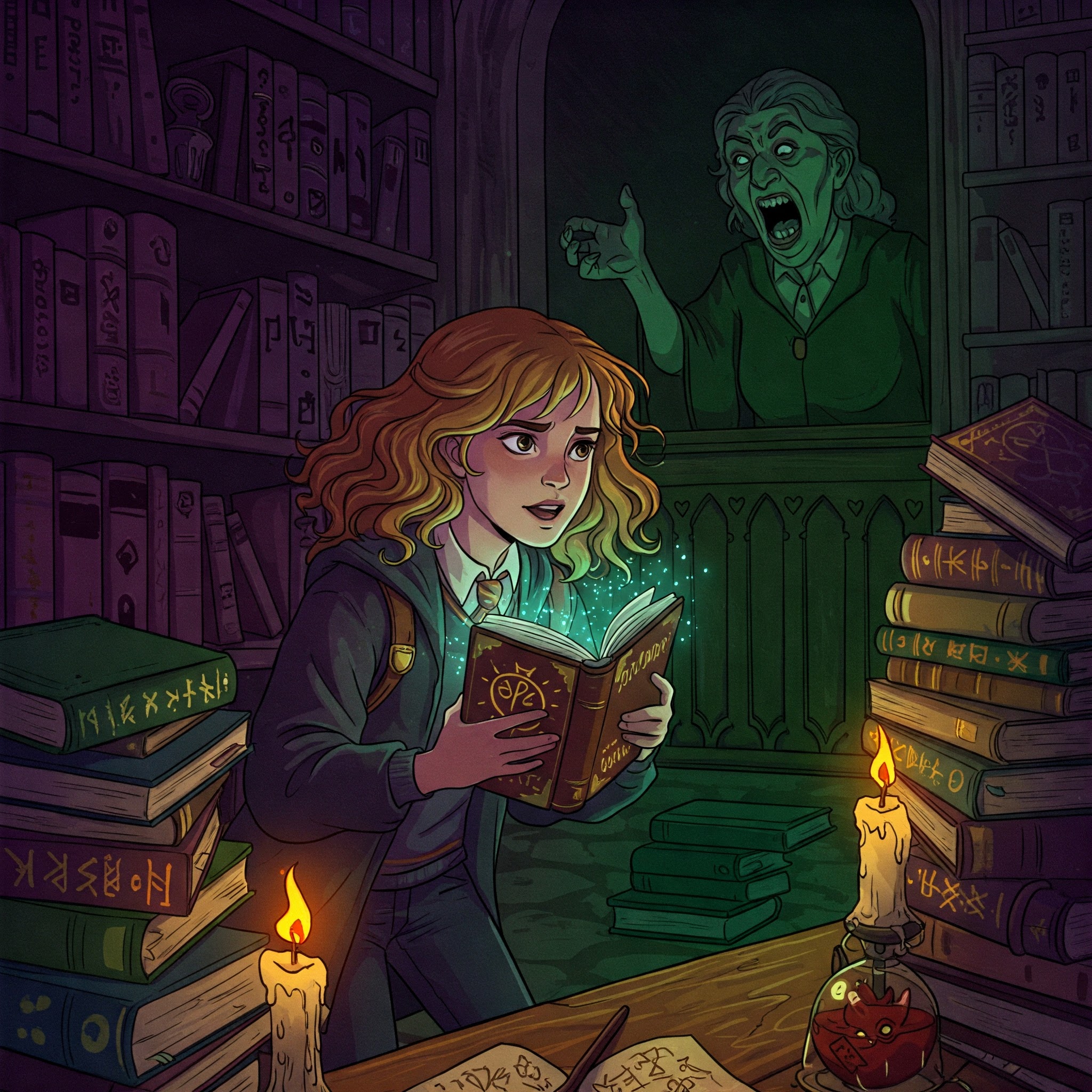 Hogwarts Library: Forbidden Books Hiding Dark Wizarding Secrets ...