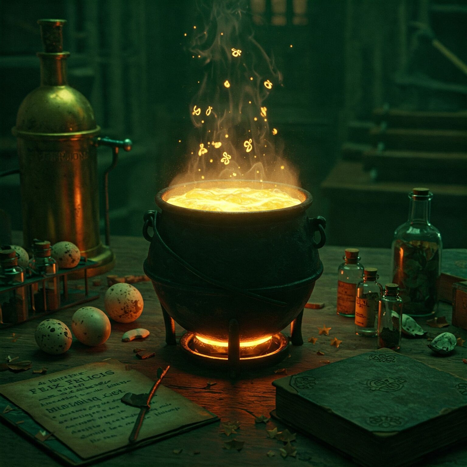 Harry Potter Felix Felicis: The Liquid Luck That Changed Wizarding Fate ...